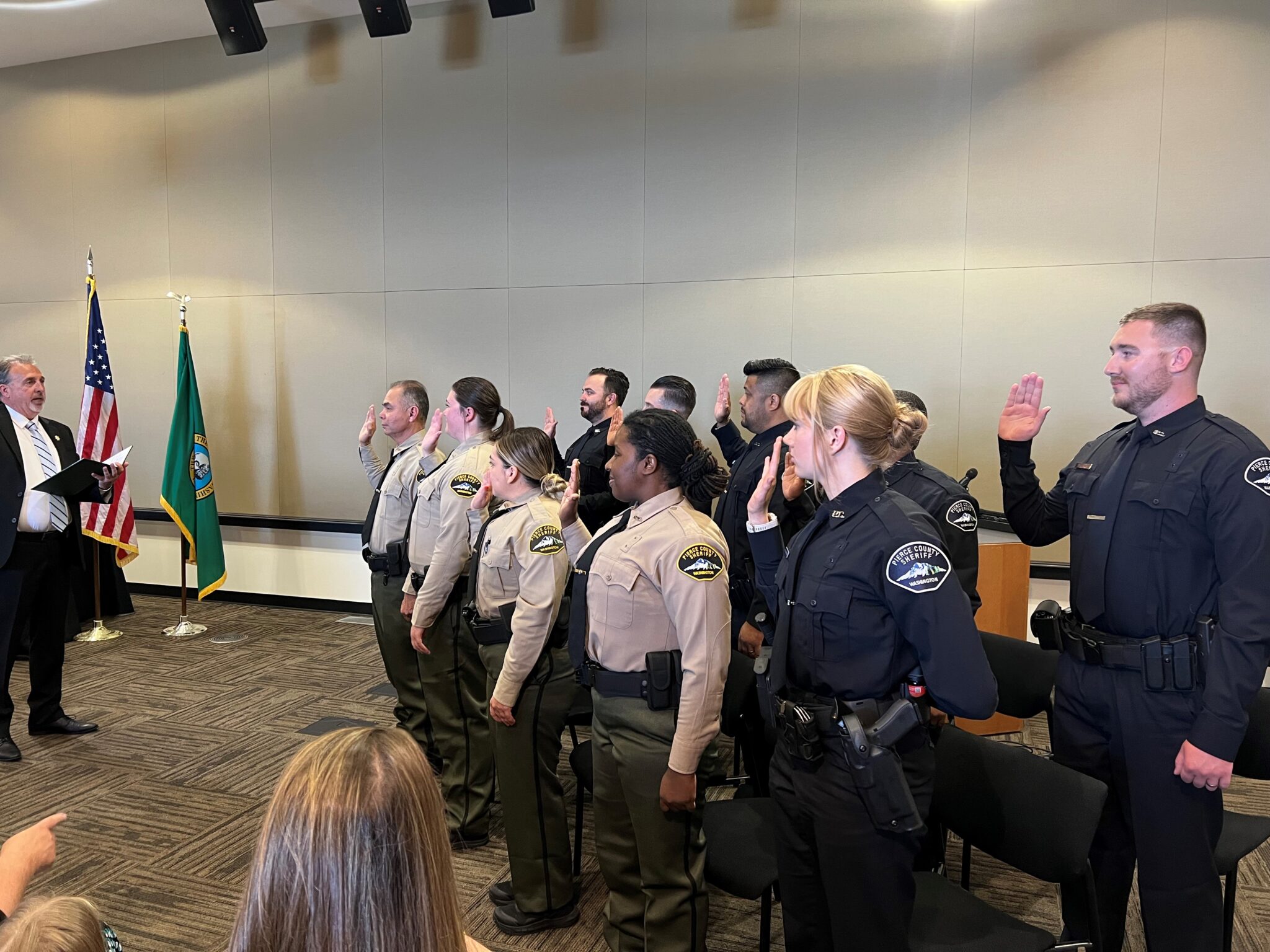 Sheriff commissions new patrol, corrections deputies - Pierce County Sheriff's Office Blotter