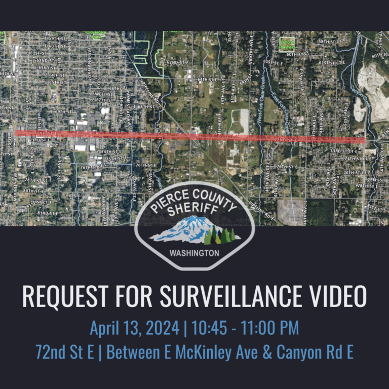 Pierce County Sheriff's Department Blotter - Pierce County Sheriff's ...