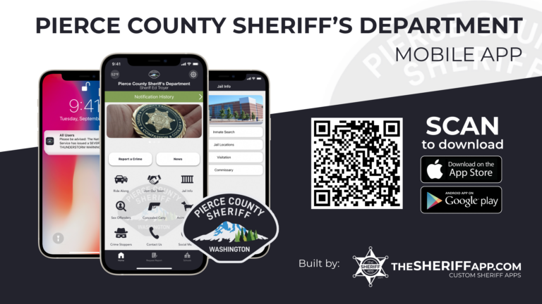 Sheriff’s App - Pierce County Sheriff's Office Blotter